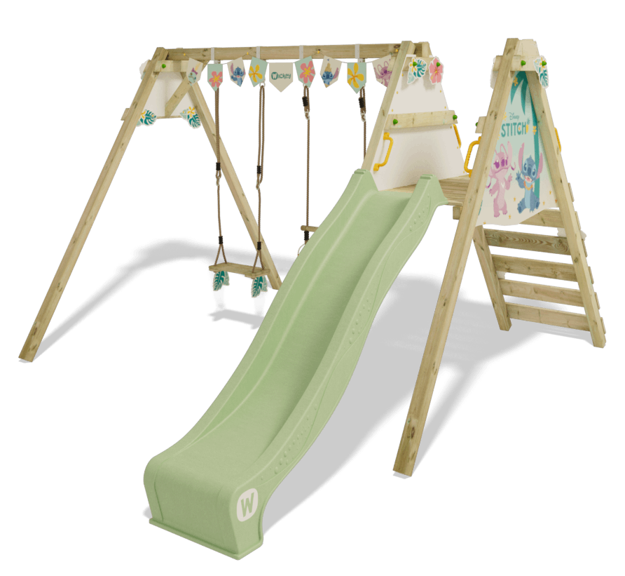 Balançoire Disney avec toboggan Smart Dash | Wickey.be